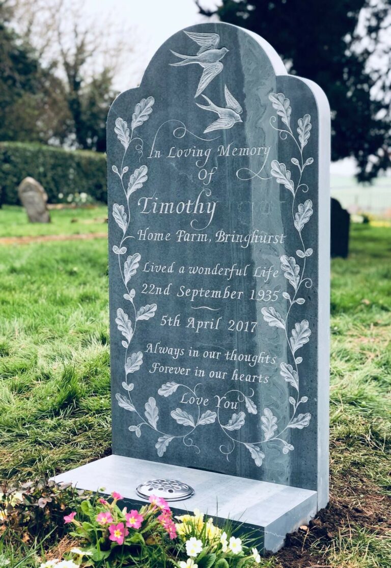 Bespoke Memorials & Headstones | Granite & Slate | Barham